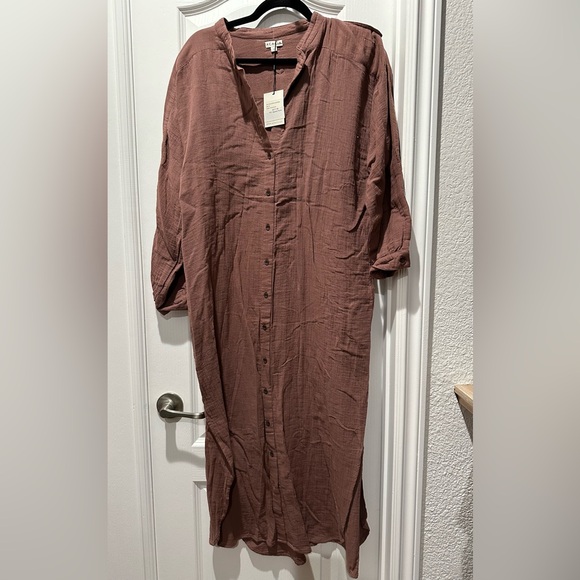 acacia swimwear | Dresses | New Acacia Lena Cotton Gauze Dress Ps ...
